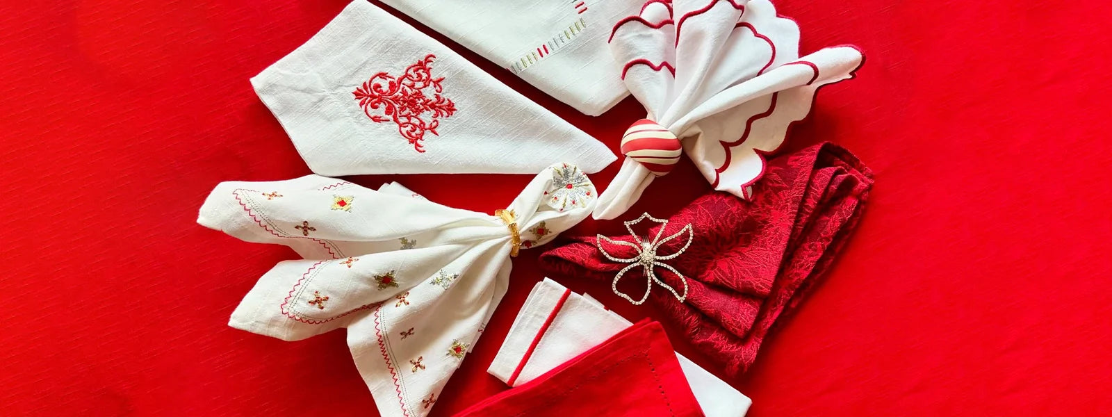 Red Collection | Bold & Elegant Cotton & Linen Home Decor