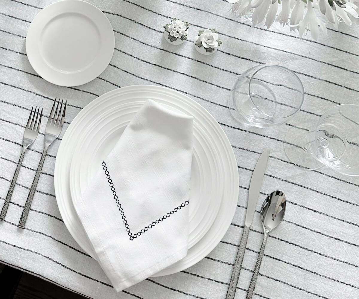 Bulk cloth napkins | White Cotton Napkins