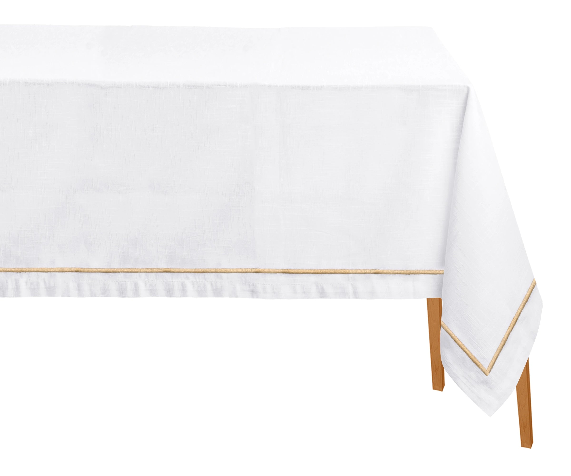 Gold Embroidered Tablecloth | Embroidery Designs For Tablecloths
