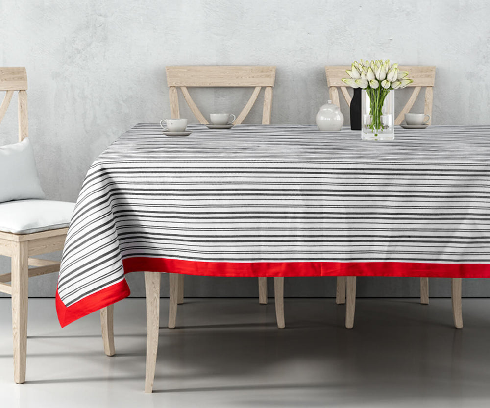 Red Tablecloth | Striped Tablecloth | Red Tablecloths