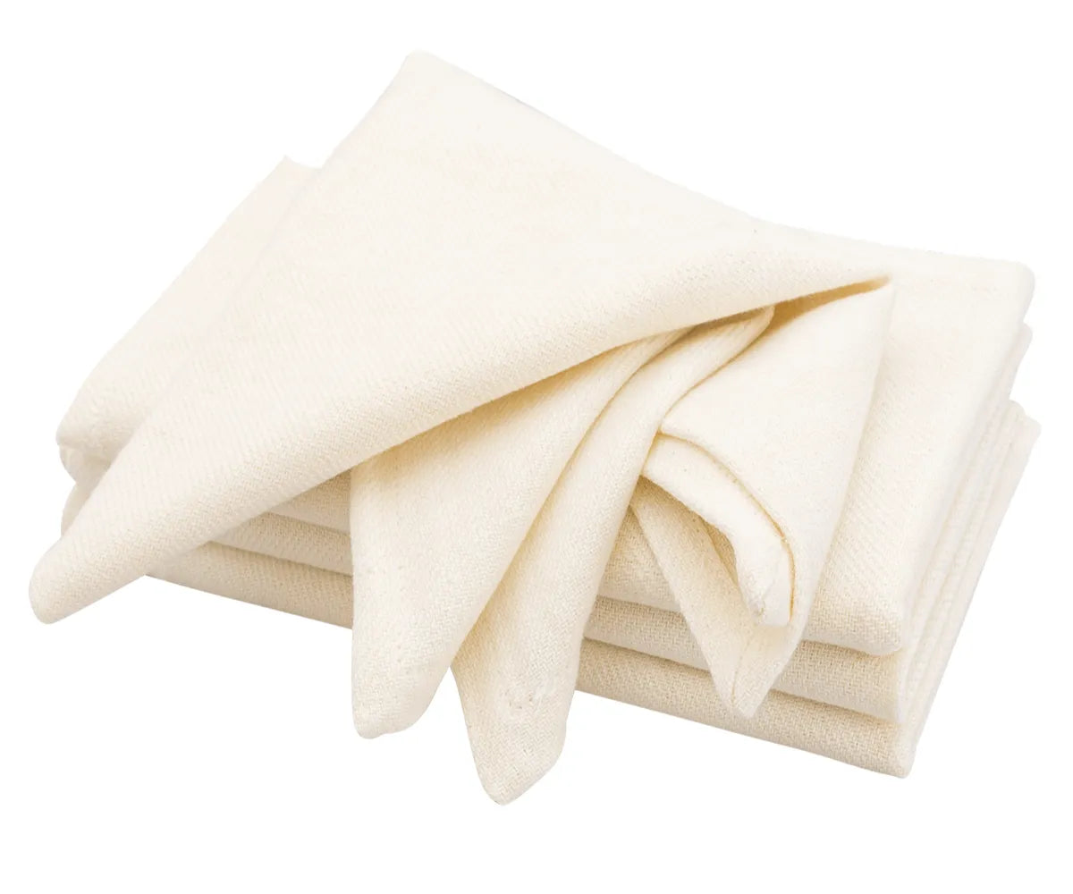 Ivory Cloth Napkins | Cotton Cloth Napkins - Available In Bulk Sets