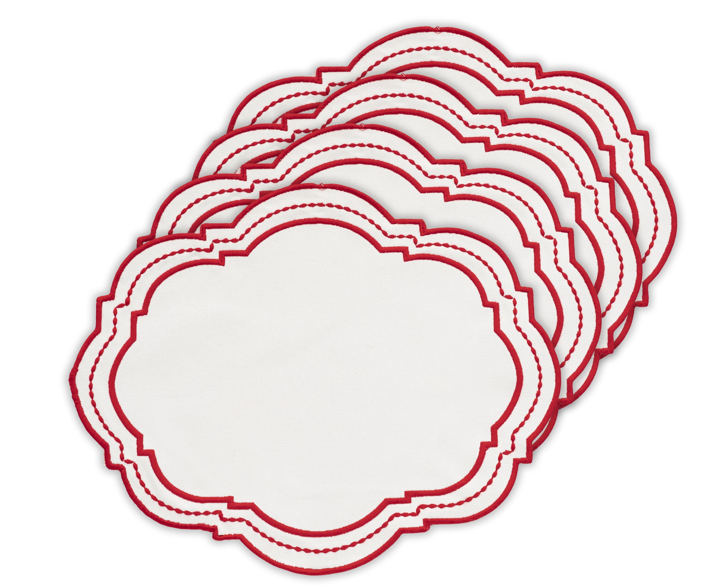Oval Table Placemats - Oval Table Mats - All Cotton and Linen