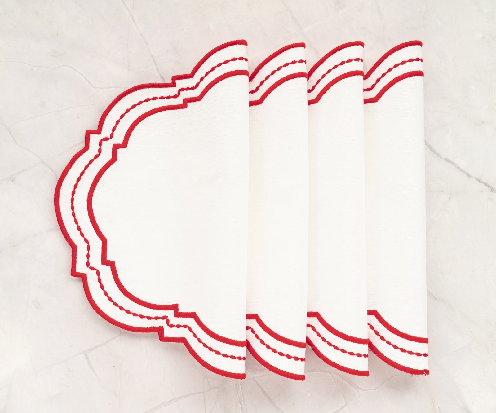 Oval Table Placemats - Oval Table Mats - All Cotton and Linen