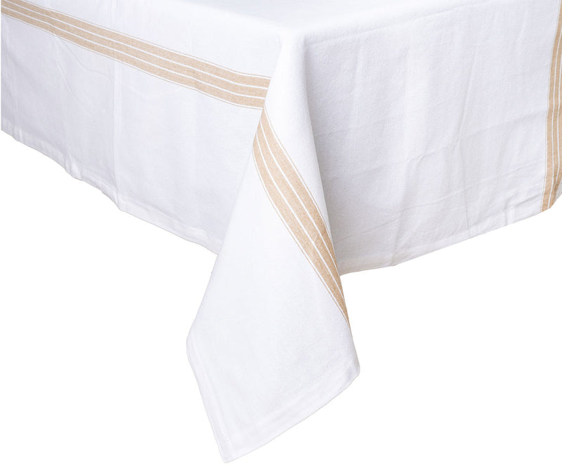 Striped Tablecloth | Cotton Tablecloth | Rectangle Tablecloth