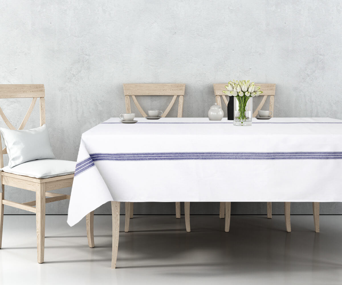 Cotton Tablecloths | Farmhouse Tablecloth | White Tablecloth