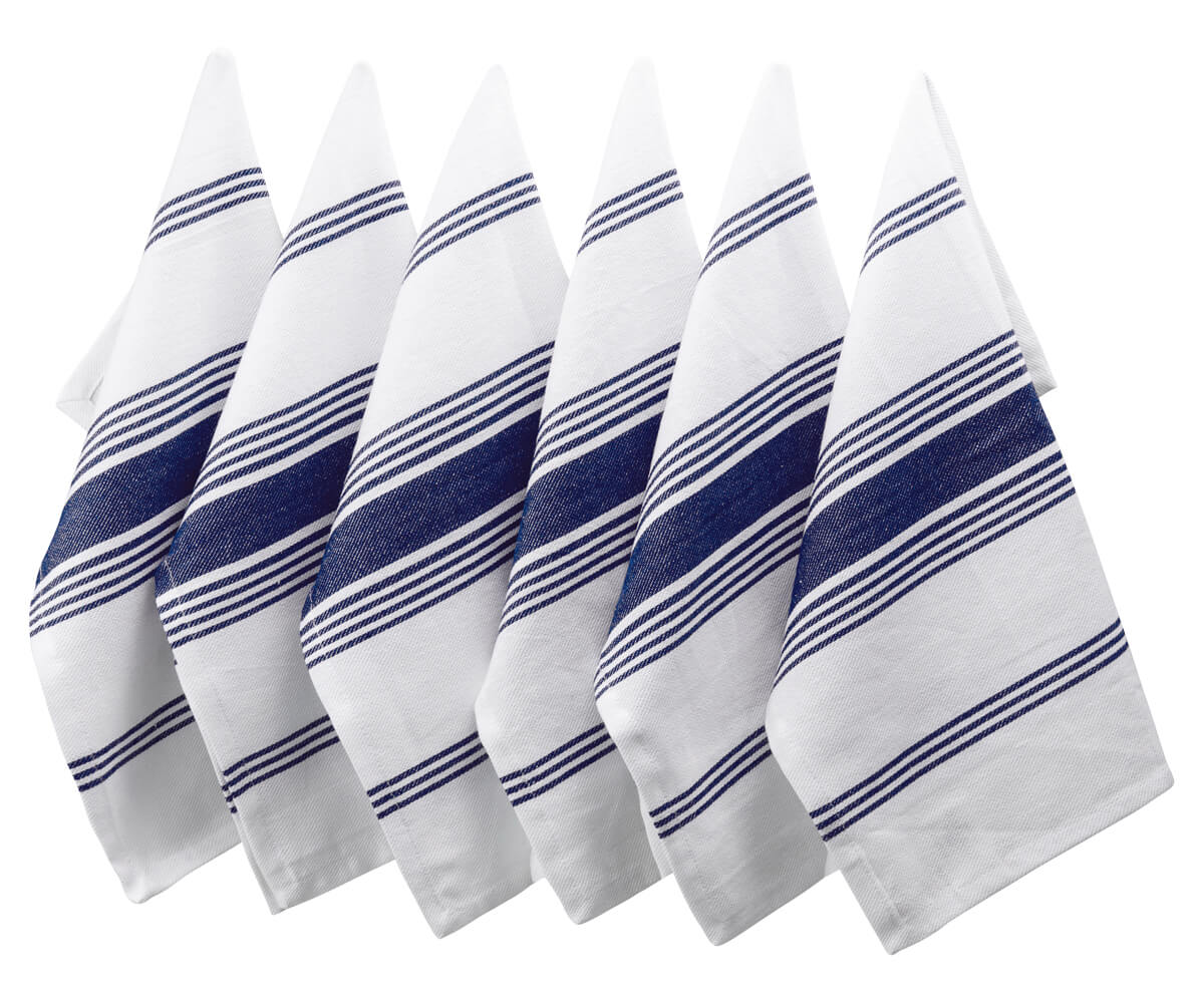 Cotton Napkins Set of 6 | Striped Napkins | Cloth Table Napkins