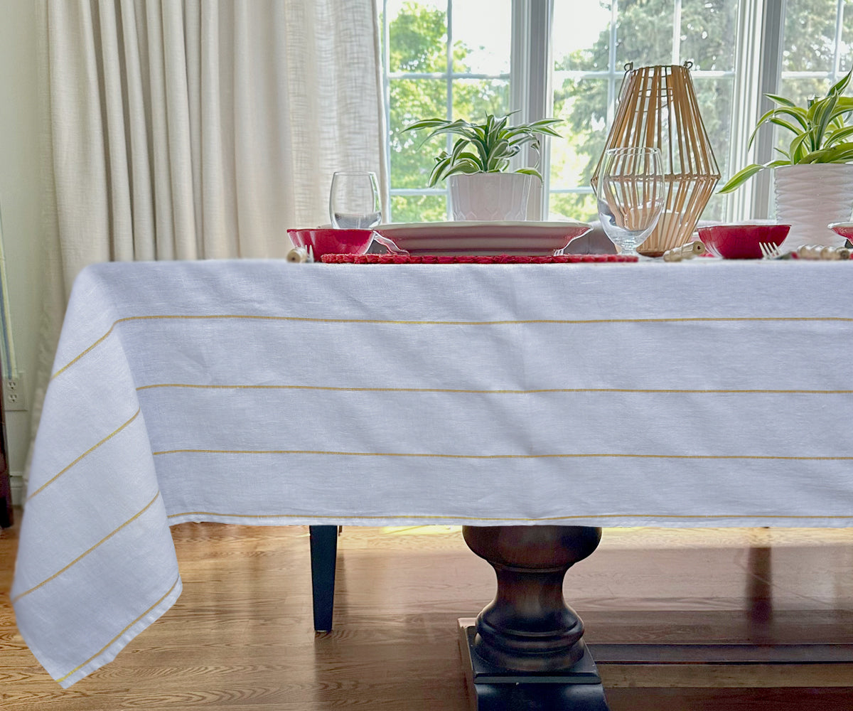 Luxury Tablecloths | Rectangular Linen Tablecloth | Buy Now!