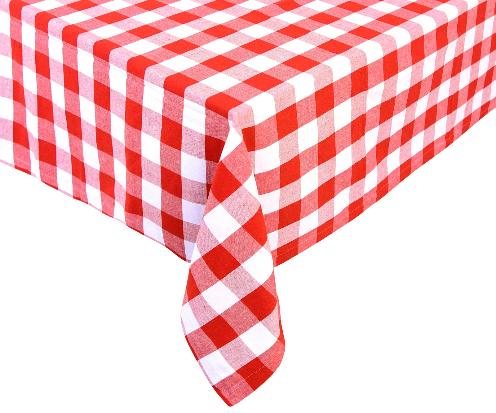Red and White Checkered Tablecloth - Red and White Gingham Tablecloth